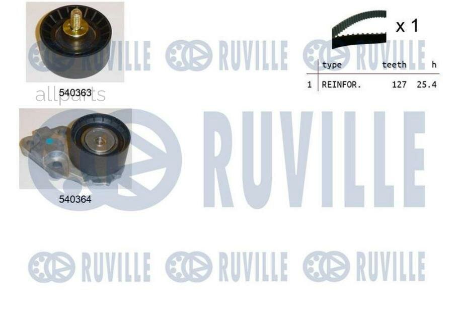 RUVILLE 550035 Комплект ГРМ CHEVROLET: CRUZE
