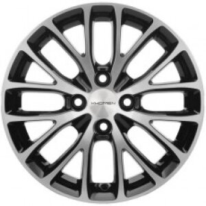 Литой колесный диск Khomen Wheels KHW1506 6x15/4x100 D54.1 ET46 Black FP