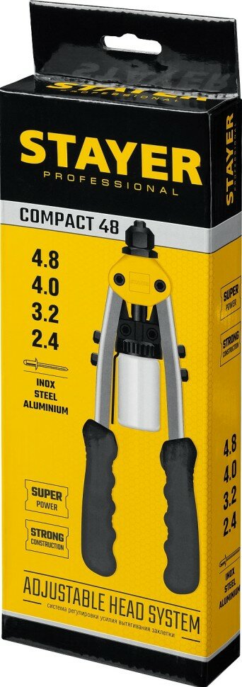 STAYER Compact-48 компактный двуручный заклепочник ( 3116_z01 )