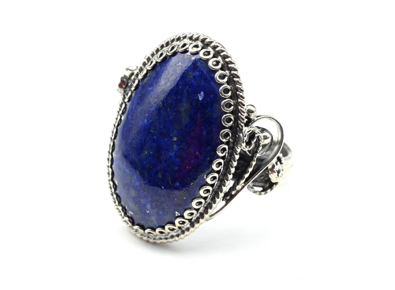 Кольцо, лазурит