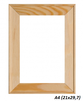 Подрамник глухой А4 (21х29.7) ширина 30 мм, упаковка 5 штук