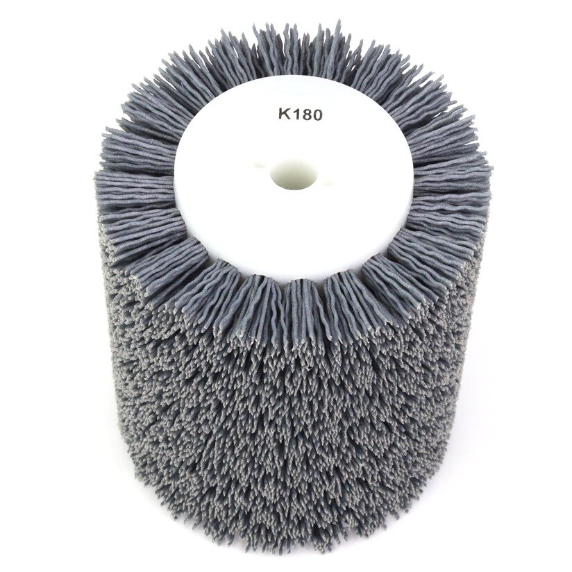 №411.912-3911 Щетка для Makita 9741, Д100*120*12,7+2 отв, ворс полимер-абразив P180 по дереву (1-097)