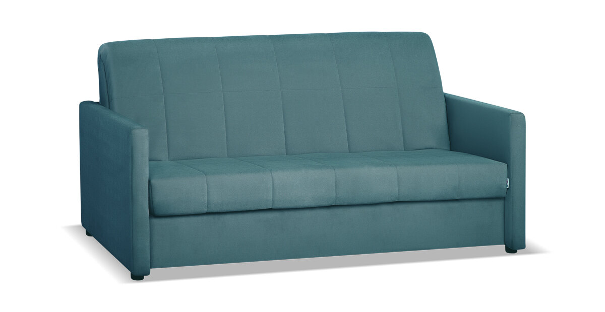 Прямой диван Цвет Диванов Хилтон NEXT 140 158 прямой Лазурный