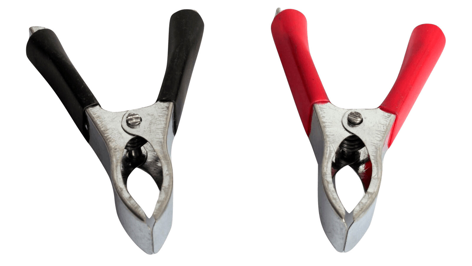 Зажим электрический средний +/- комплект .