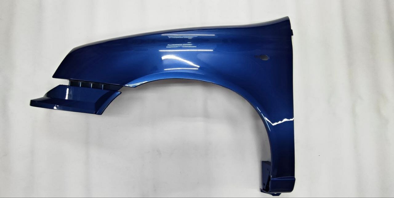 Крыло Калина 1 "Слива 478" (пластиковое) переднее левое, окрашенное в цвет кузова