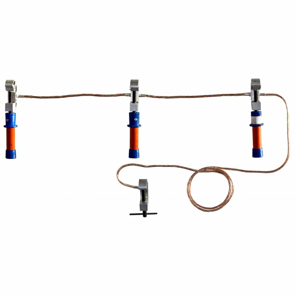 Переносное заземление Антиток для РУ до 1 кВ ПЗРУ-1 Д 70 кв мм 235033, с жилой из медных проволок