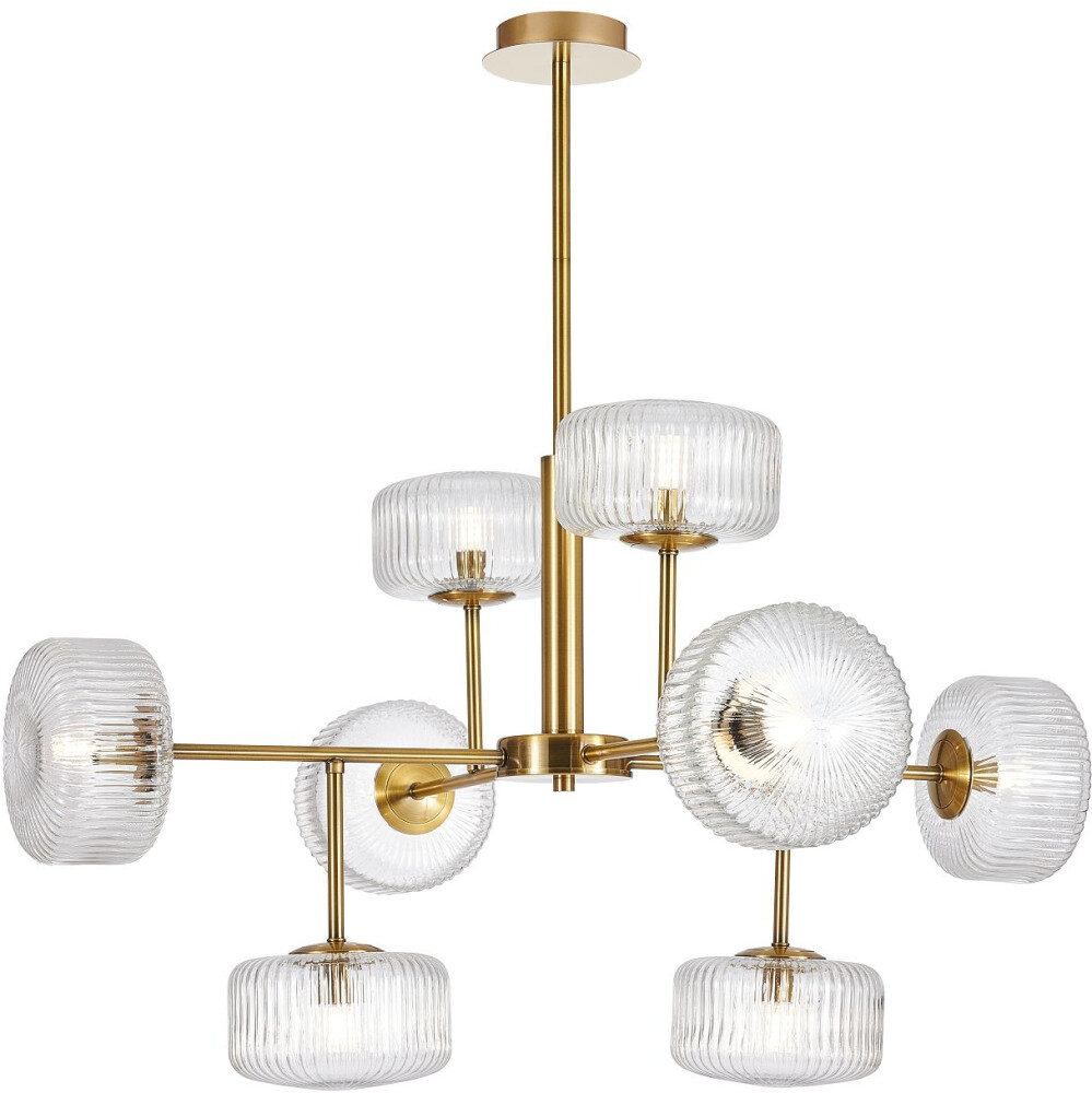 Люстра Потолочная Favourite Malinconia 4051-8P Латунь / Фаворит.