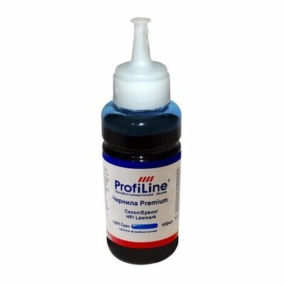 Чернила Premium для Canon/Epson/HP/Lexmark св. гол. 100 мл воднProfilLine, 848296