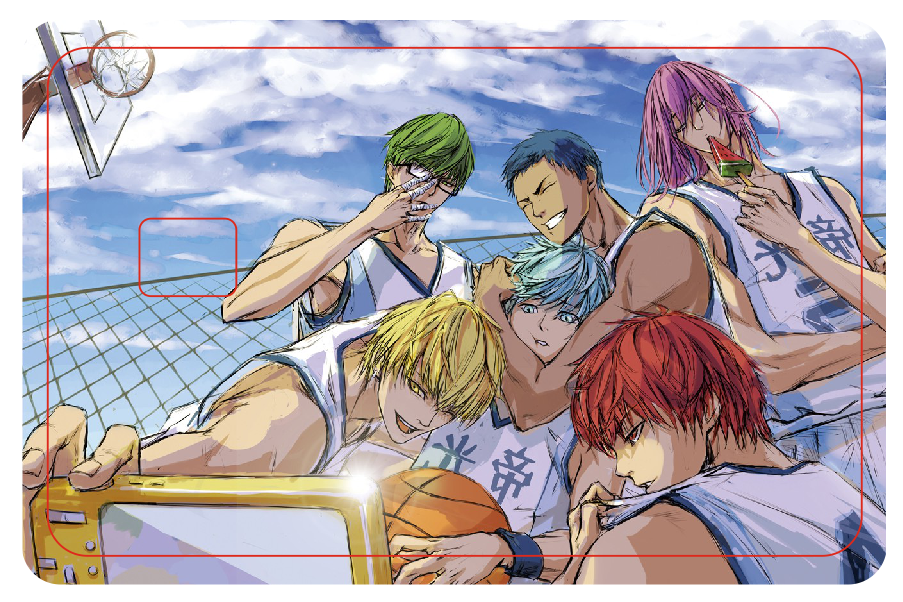 Наклейка на банковскую карту, баскетбол Куроко