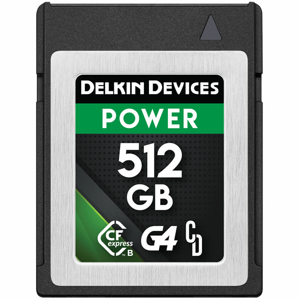 Карта памяти Delkin Devices Power CFexpress Type B 512GB G4, R/W 1780/1700 МБ/с