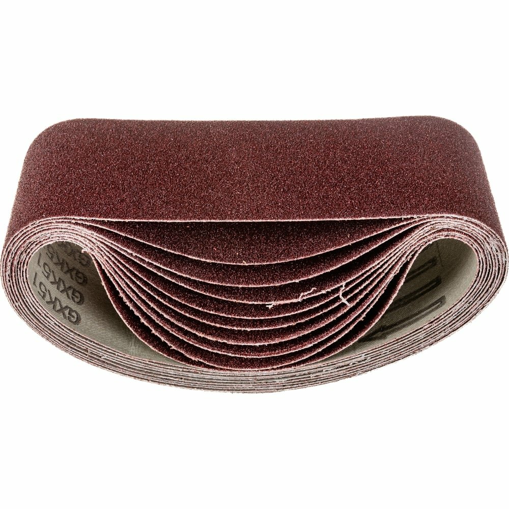 Шлифовальные ленты ЛБ 75х457 мм, А80, 14А, 10 шт. Tsunami D76107545714080