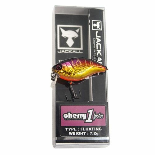 Воблер JACKALL CHERRY 1 FOOTER 46F 7.2g цвет SPAWNING TIGER