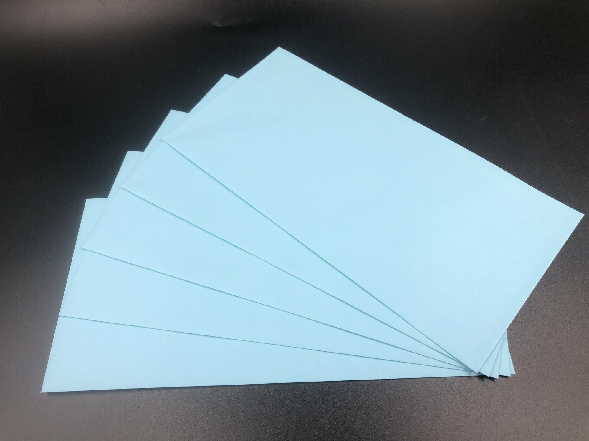 Конверты подарочные Драйв Директ голубые 5 шт С65 (114х229) отрывная силиконовая лента, 120г/м2, 5 шт, производство Германия