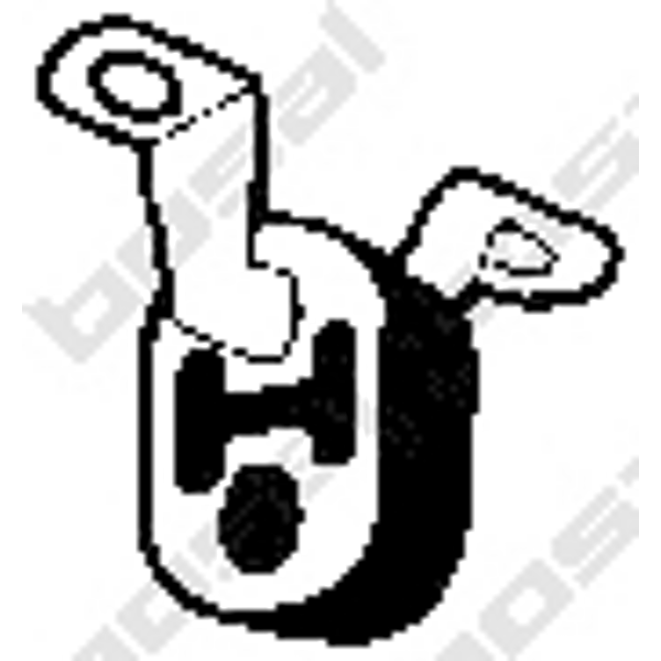 BOSAL 255-086 (255086 / 420260 / 503396) крепление глушителя\ Audi (Ауди) a4 / a6, VW Passat (Пассат) 1.6-2.5tdi 95