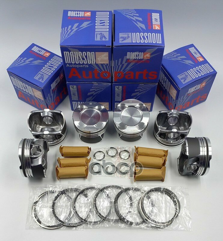 Поршень кольца комплект BMW 3,0L M55B30 на 1 цилиндр MOUSSON арт. SPRM55B30STD