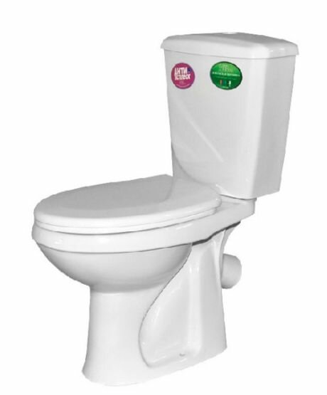 Унитаз компакт элисса косой выпуск, сиденье полипропилен