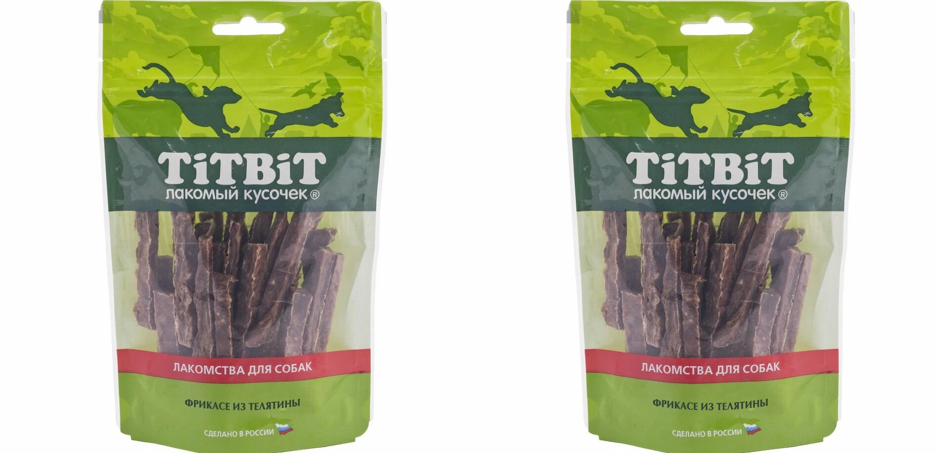 Titbit Лакомство для собак, Фрикасе из телятины, 70 г, 2 шт