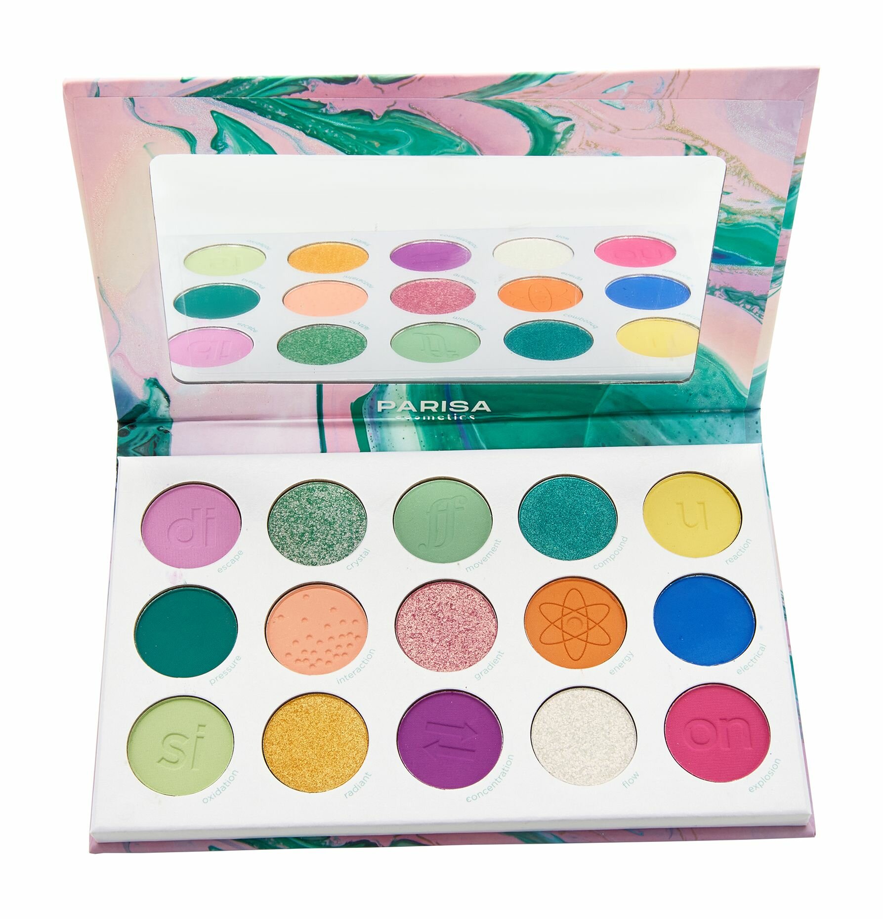 PARISA COSMETICS Набор теней для век Diffusion С2215-1, 20 г