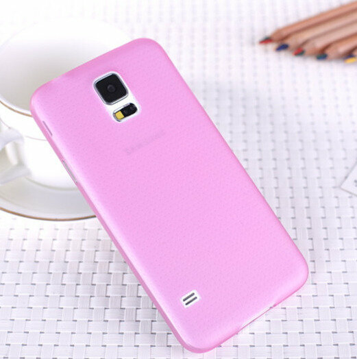 Чехол-накладка Color для Galaxy S5 Розовый