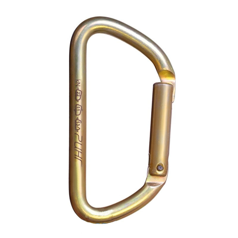 Карабин Ринг стальной трапеция кейлок с прямой защелкой 22 кН