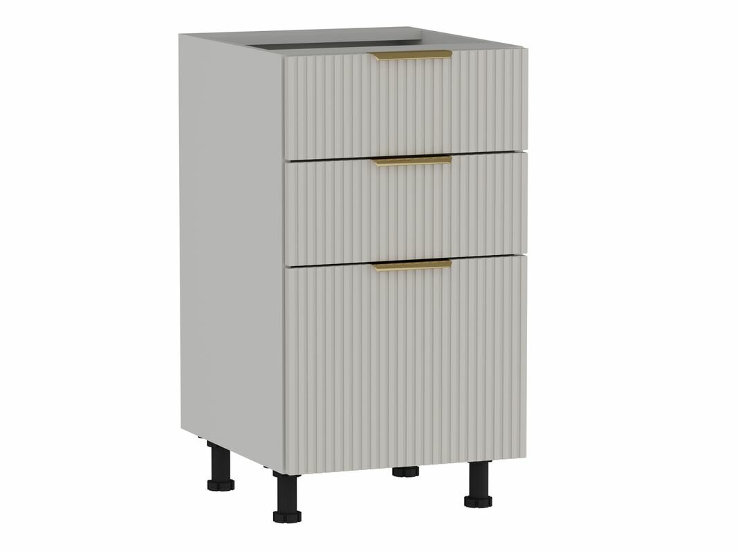 Кухня "Элика / Монза" Стол с тремя ящиками 45см, СЯ-45 (176/356) (3уп)