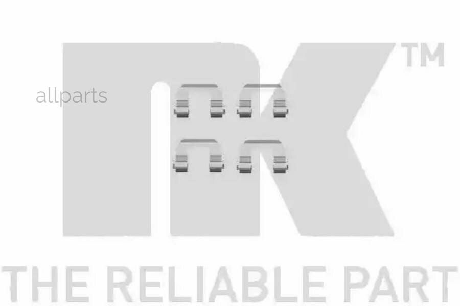 NK 7935693 Комплект монтажный торм. колодок Kia Cerato 4.04