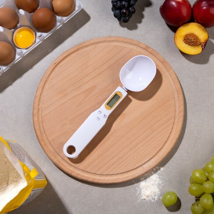 Весы кухонные Luazon LV-507, электронные, до 0.5 кг, белые 1677901