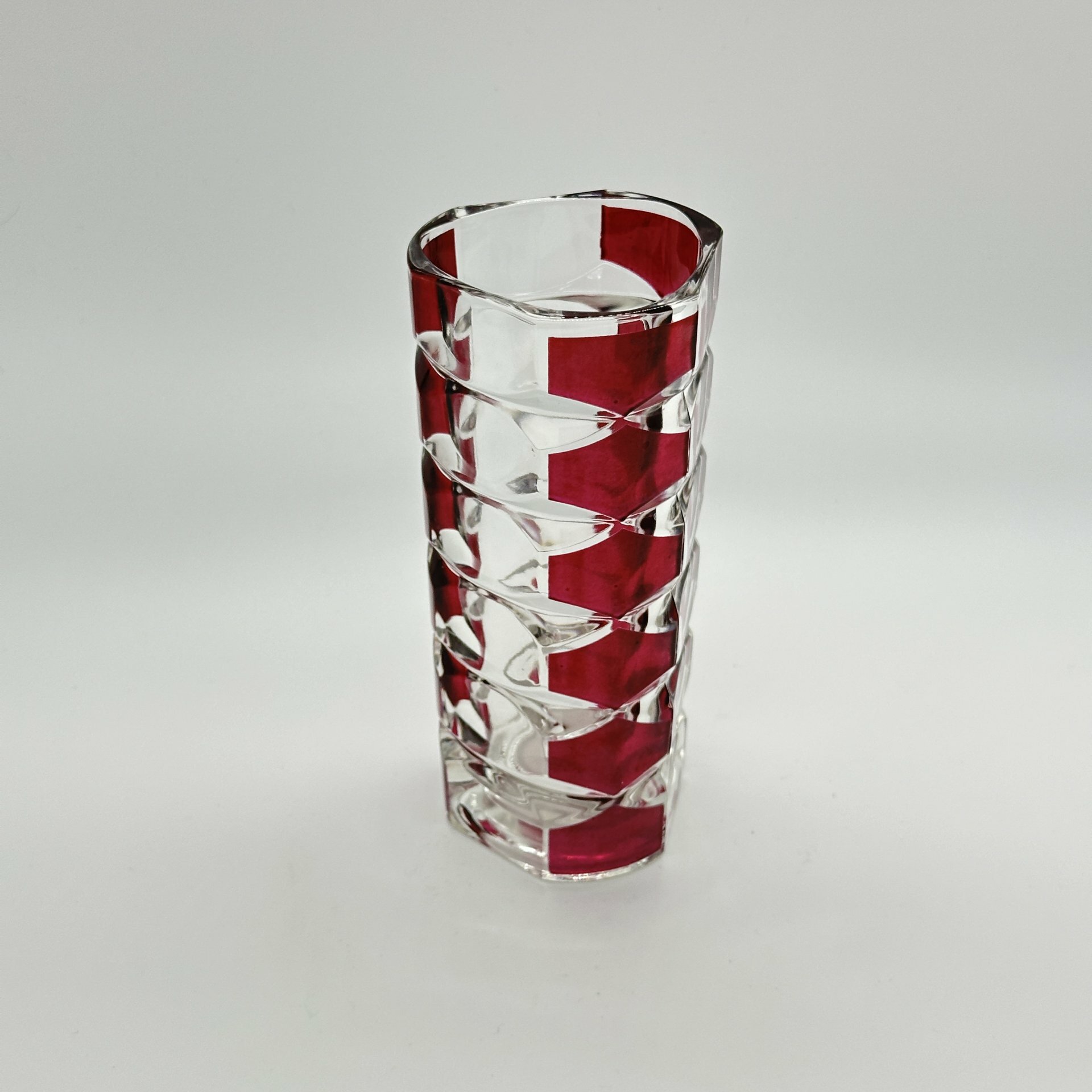 Ваза для цветов из двухцветного стекла, J.G. Durant, стекло, Франция, 1970-1990 гг.