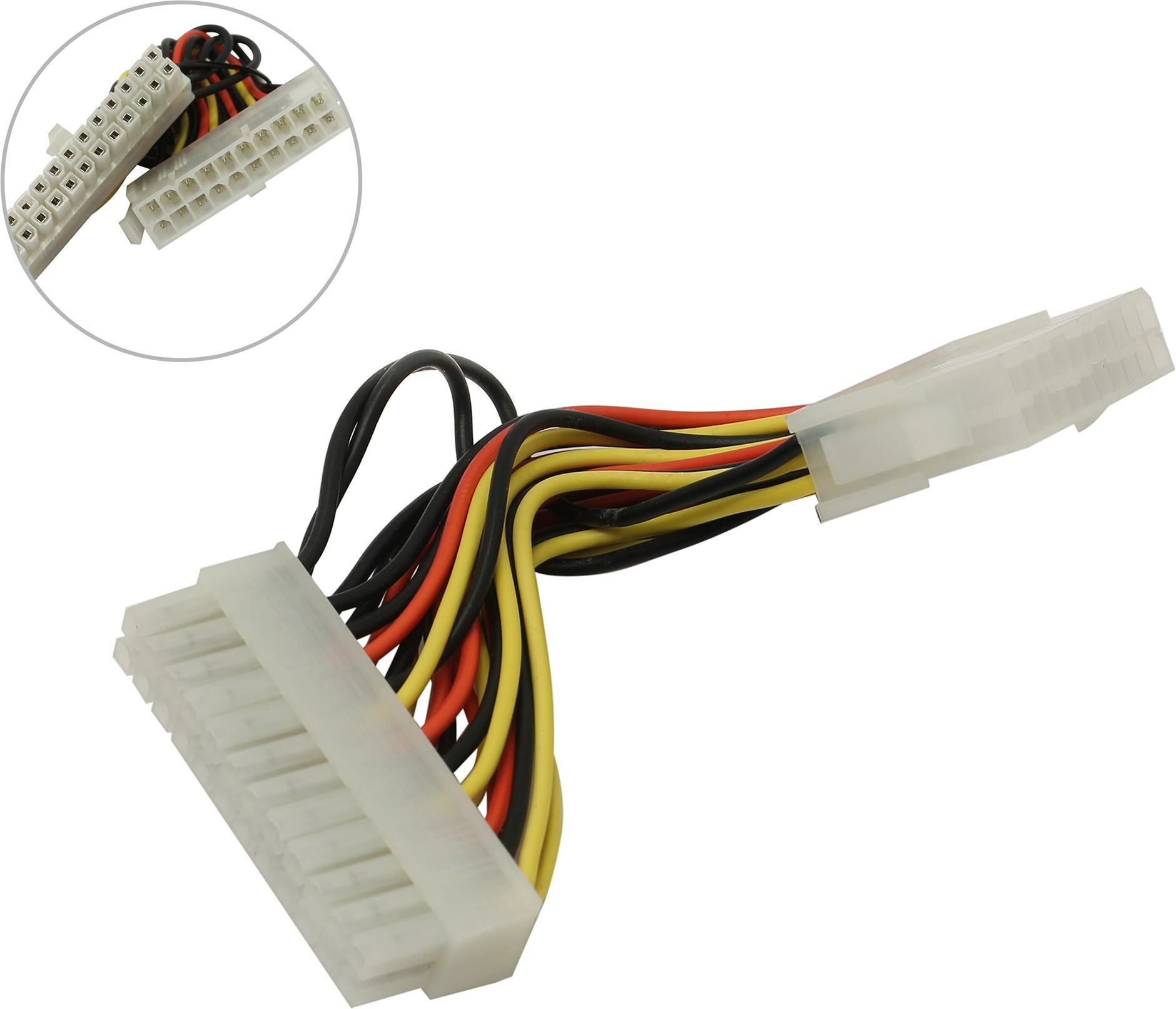 Переходник питания B&P ATX БП 20pin->24pin, 0,1 м, длина кабеля