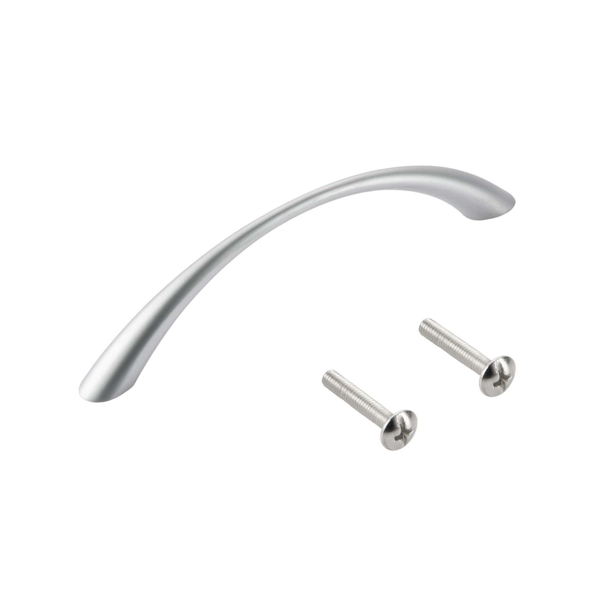 Мебельные ручки-скобы EDSON 8211 SATIN CHROME 96 MM (комплект 2 штуки)