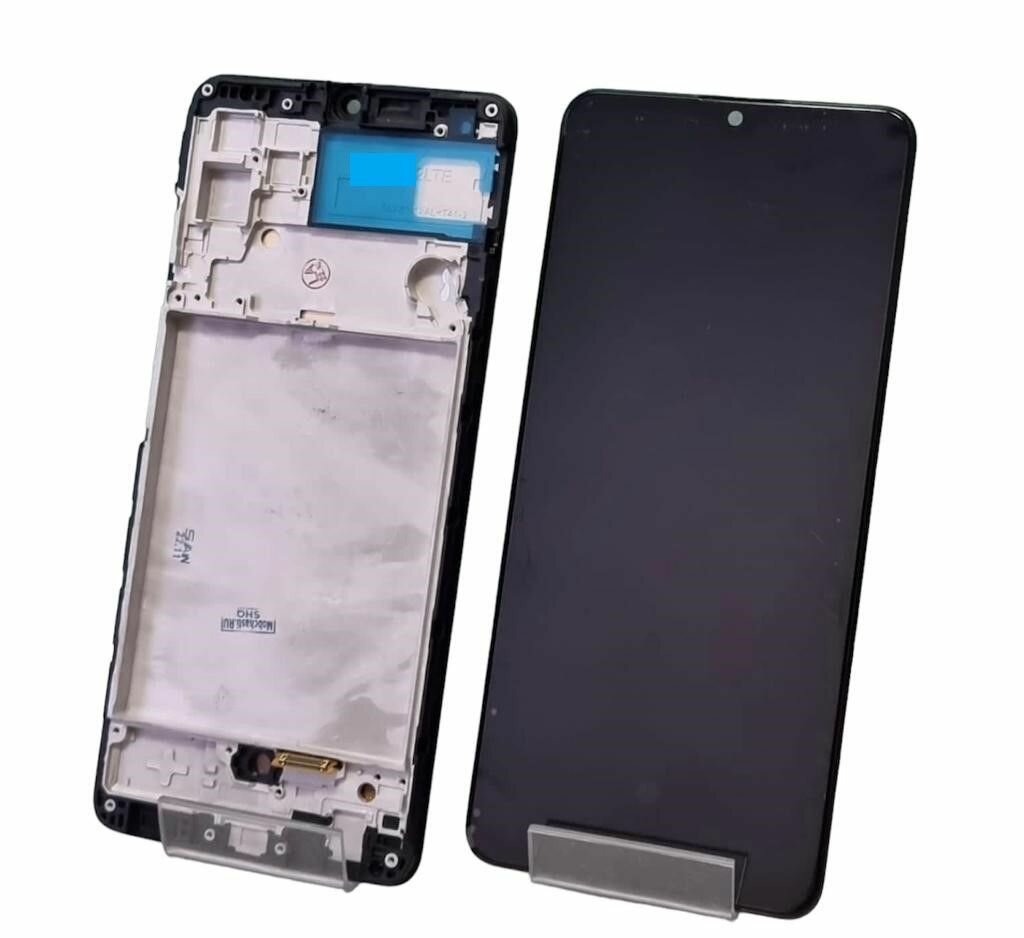 Дисплей Samsung Galaxy M32/SM M325F с сенсором черный в рамке (OLED)