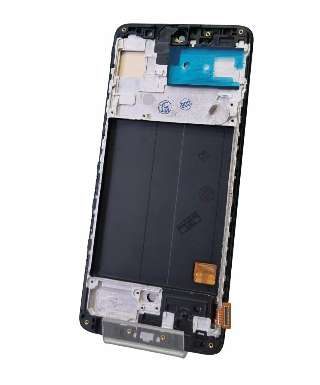 Дисплей Samsung Galaxy A51/SM A515F модуль в черной рамке (Small OLED)