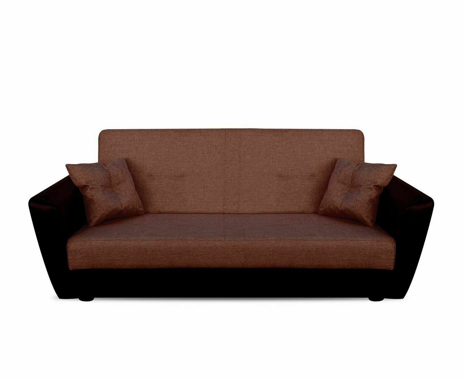 Диван Fotodivan Амстердам Рогожка 120 Коричневый Размеры: Высота 1000мм Глубина 1050мм Ширина 2120мм