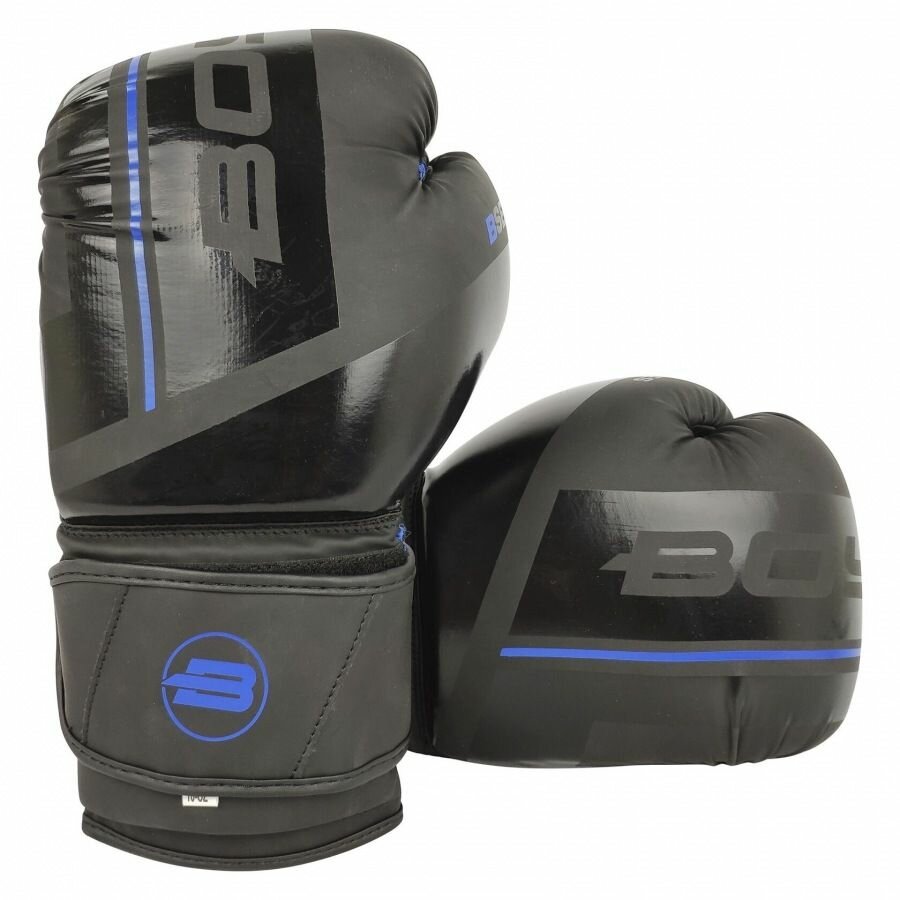 Боксерские перчатки тренировочные BoyBo B-Series (BBG400) - Синий (14 oz)