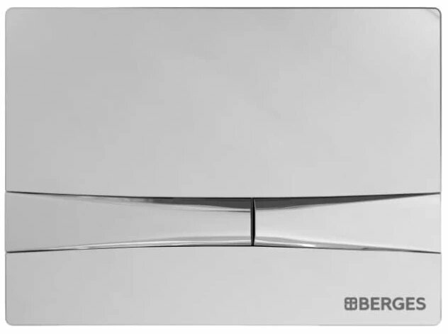Кнопка смыва Berges Novum F3 040053 для инсталляции, хром