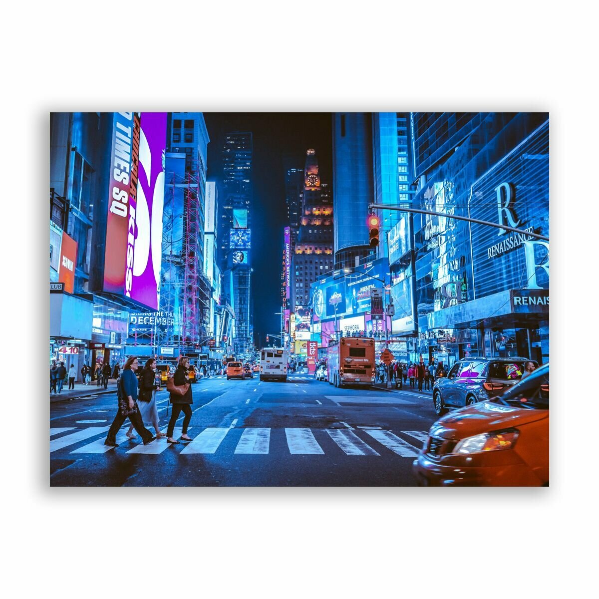 Постер, плакат на бумаге / Нью Йорк / Размер 30 x 40 см