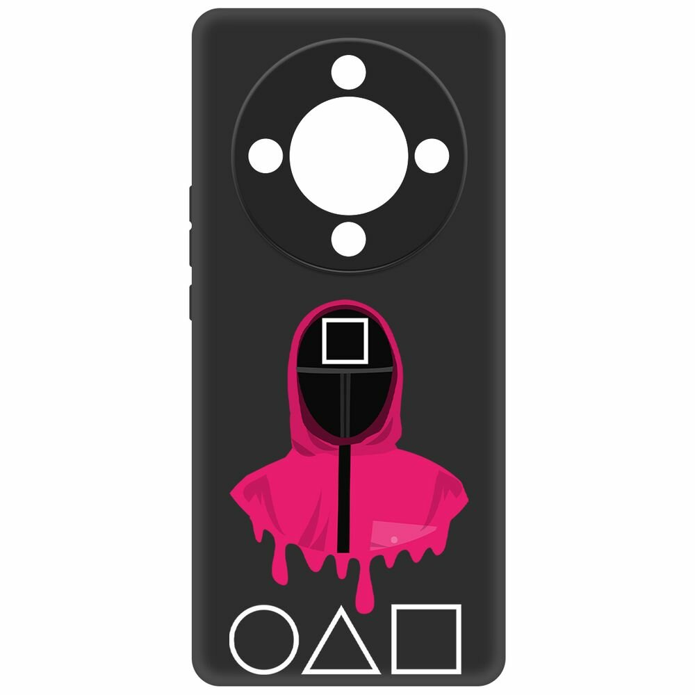 Чехол-накладка Krutoff Soft Case Игра в кальмара-Начальник для Honor X9b черный