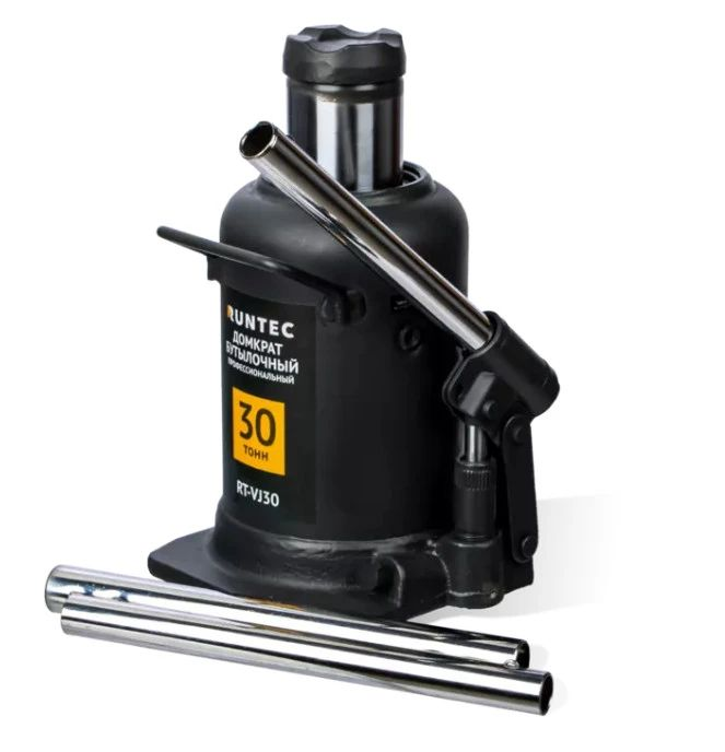 RUNTEC RT-VJ30 Домкрат бутылочный профессиональный 30 т, 244-510 мм
