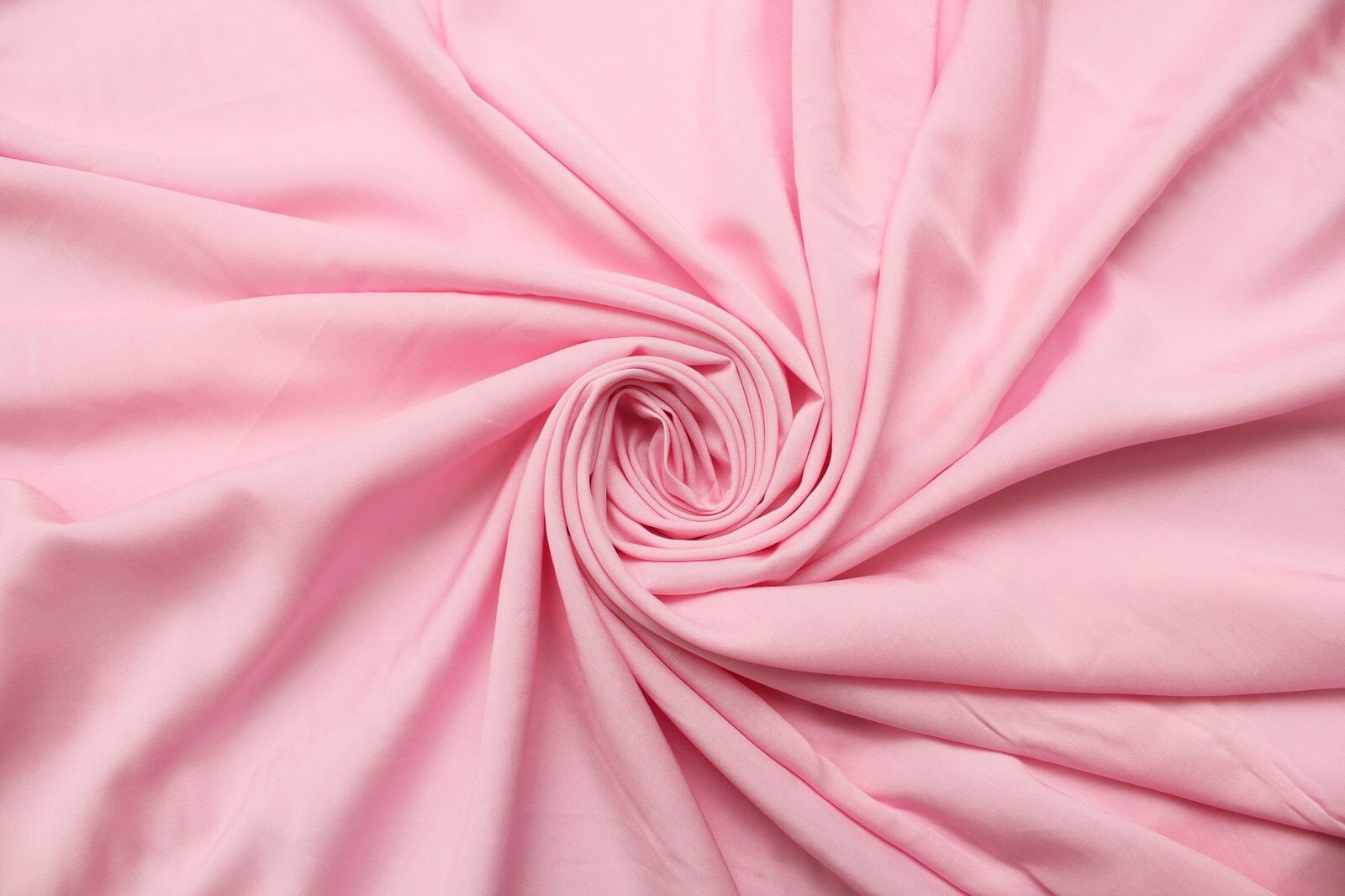 Ткань Вискоза плательная розовая, ш142см, 0,5 м