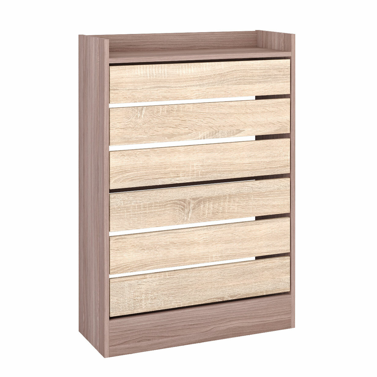 Обувница закрытая Ямайка ЯПТ-2 102,6х70,0х27,0 см, ясень шимо/дуб сонома