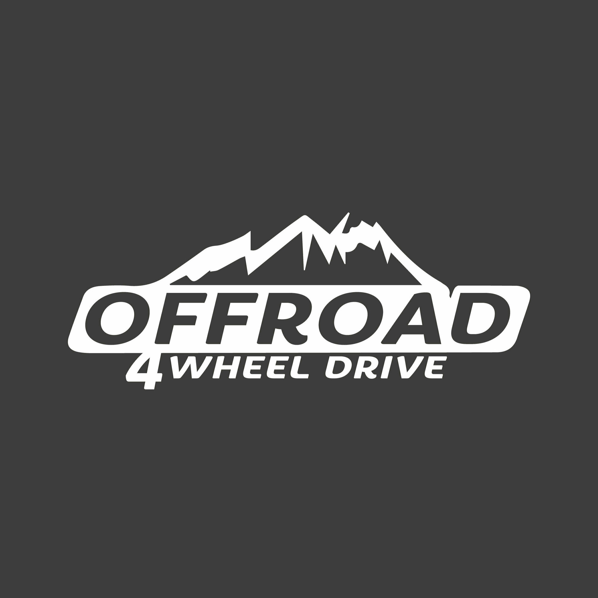 Наклейка "Off road / оффроад" 20х8 см