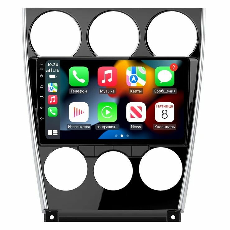 Магнитола CRS-300 Мазда 6 2002-2007 Mazda 6 GG - Android 13 - CarPlay - IPS - DSP 36 полос - Кулер