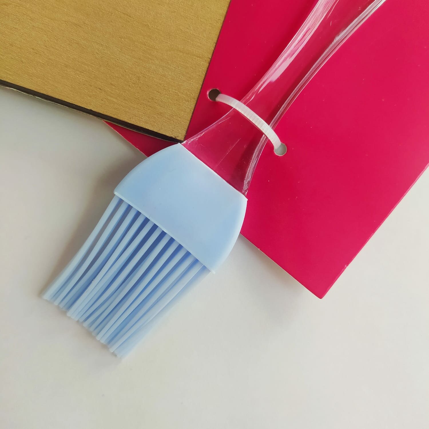 Кисть для кухни « Голубой Лёд», 17 см, цвет голубой