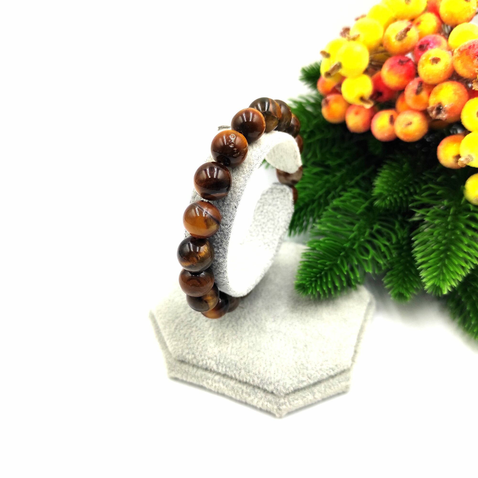 Браслет, тигровый глаз