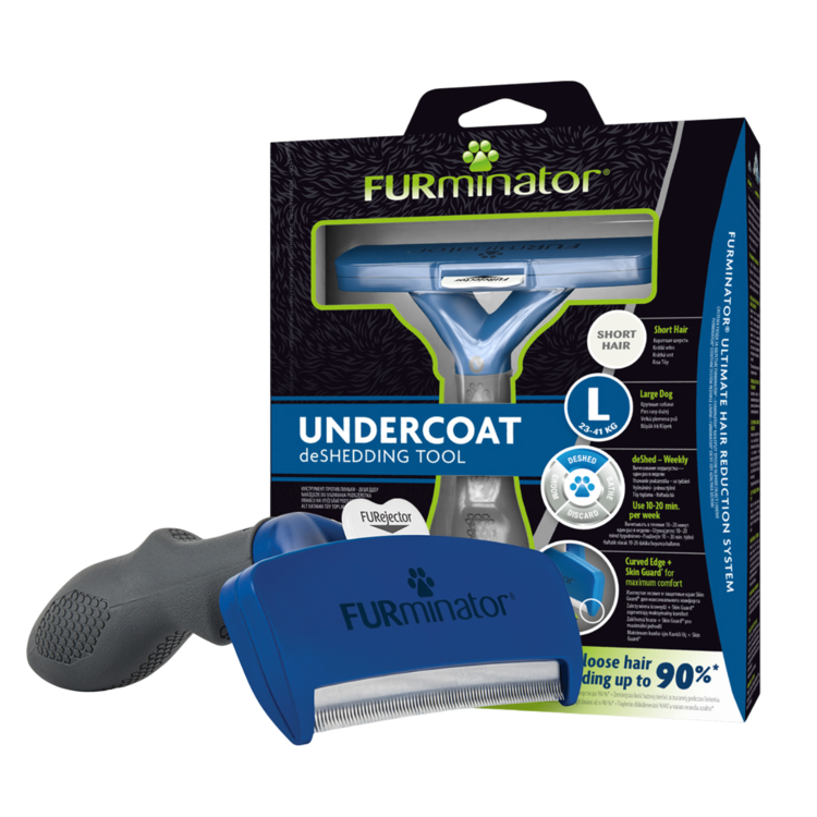 FURminator UnderCoat L для крупных пород собак c короткой шерстью, 1 шт