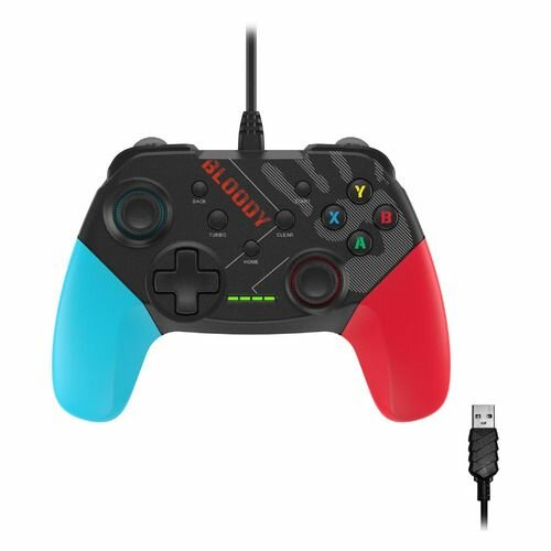 Геймпад проводной A4TECH Bloody GP30 Sports черный [gp30 sports blue]