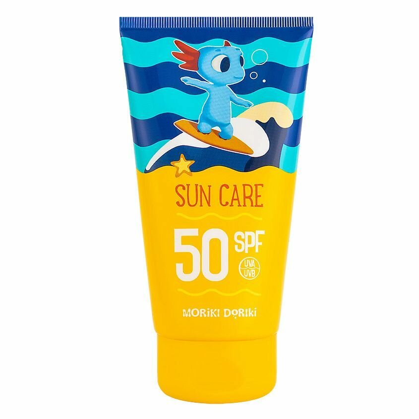 MORIKI DORIKI Детский солнцезащитный крем SPF 50 для лица и тела RURU