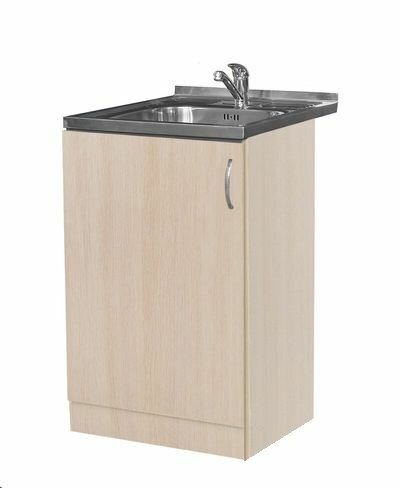 Кухонный модуль 50х50 см Дуб Молочный петли слева /стол под мойку 50х50 см /тумба на кухню без мойки