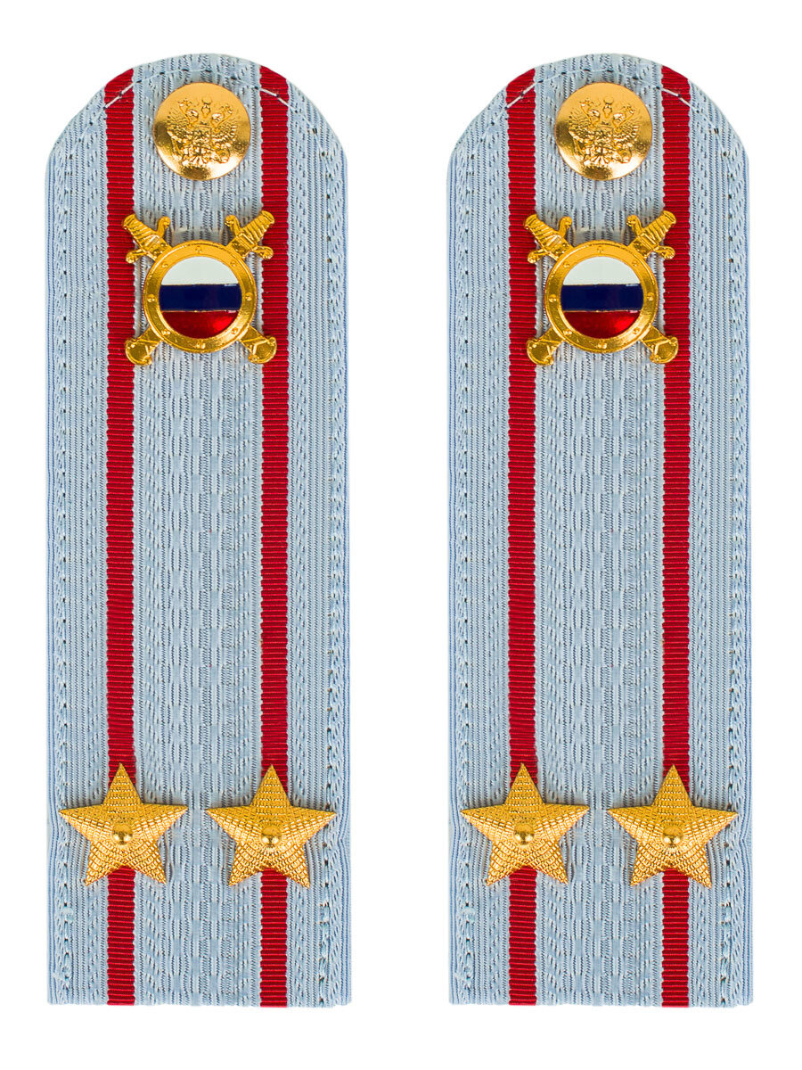 Погоны Мвд внутренняя служба на рубашку голубые картон звание Подполковник