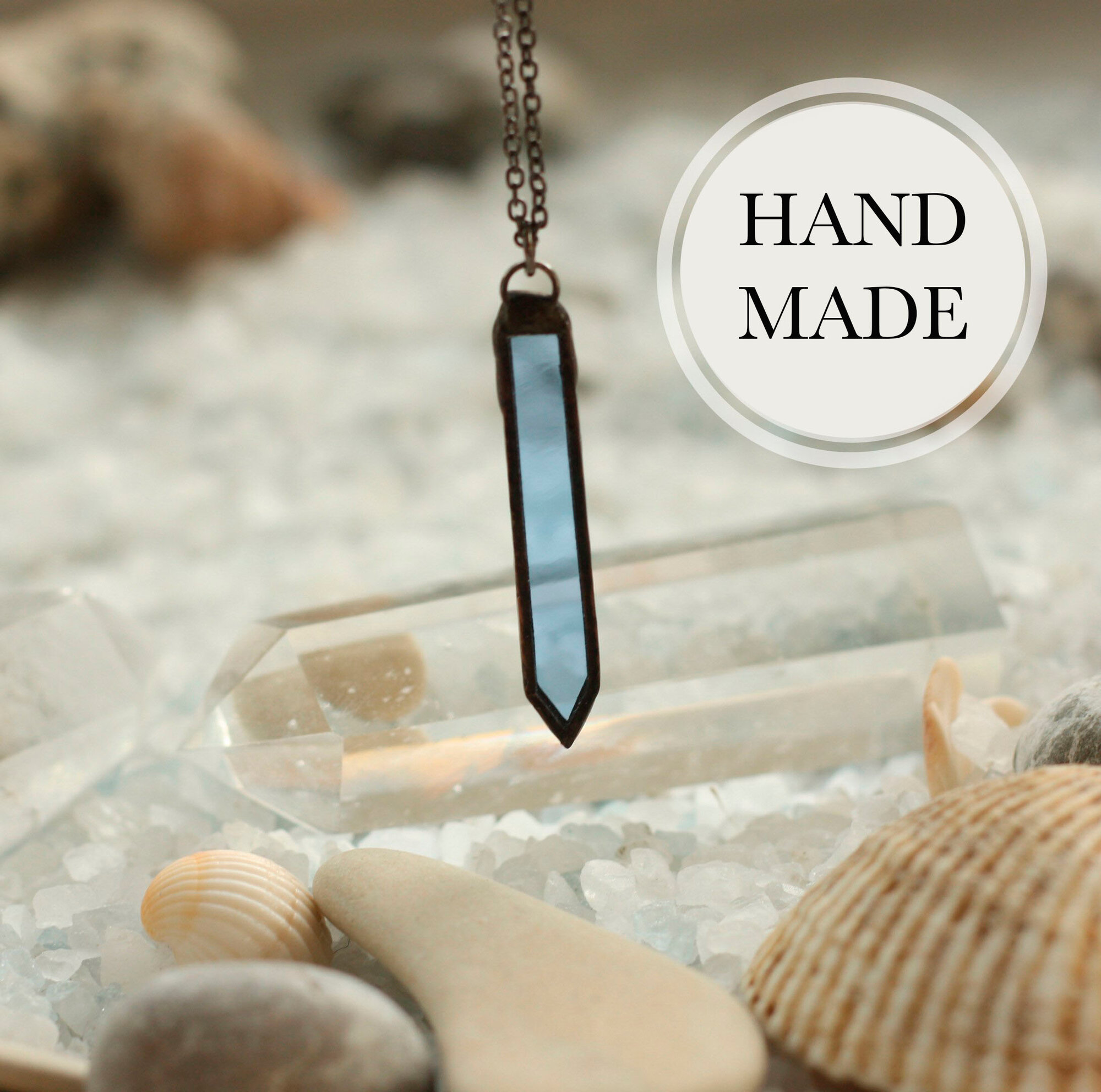 Колье, стекло